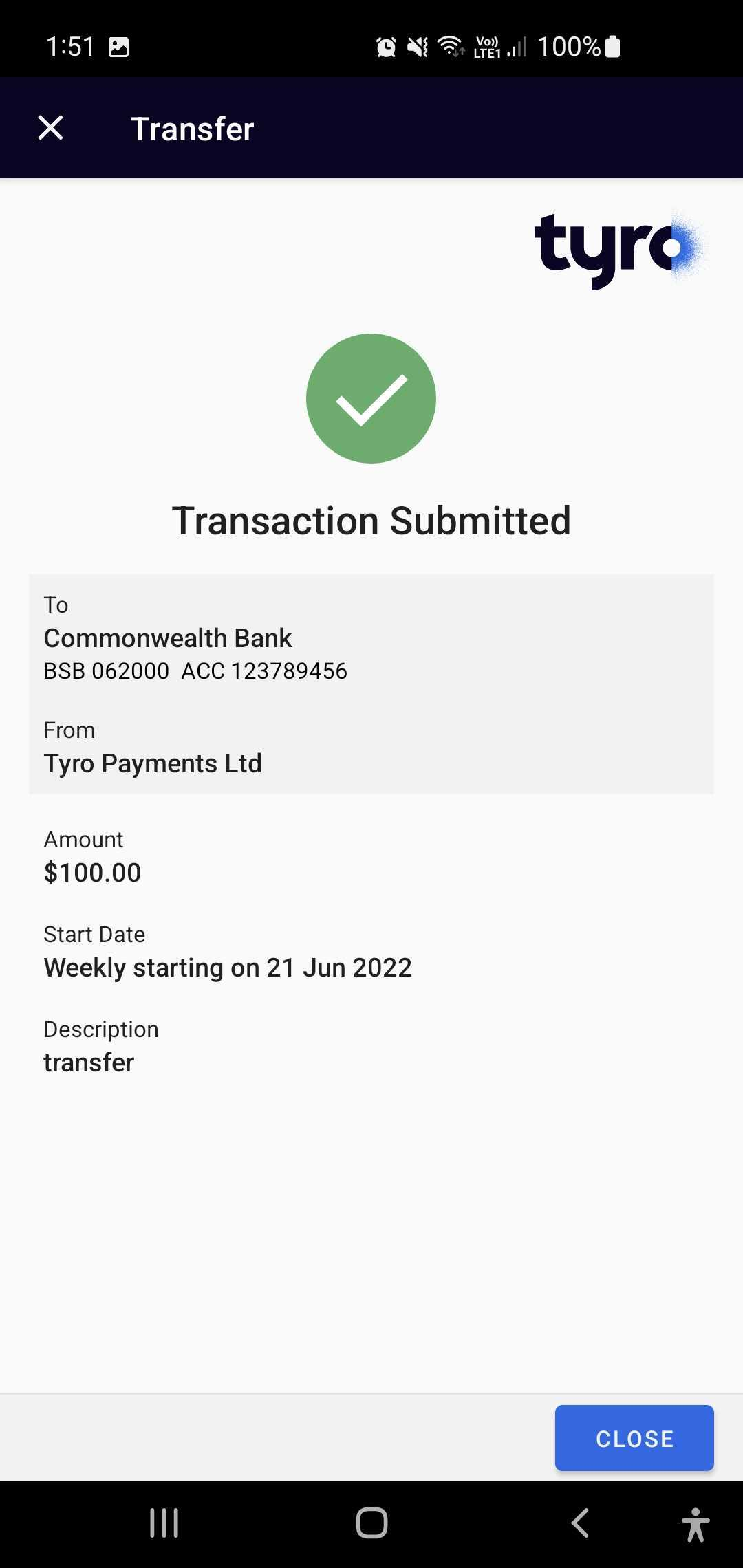How do I transfer funds to my linked account from my Tyro Bank Account ...
