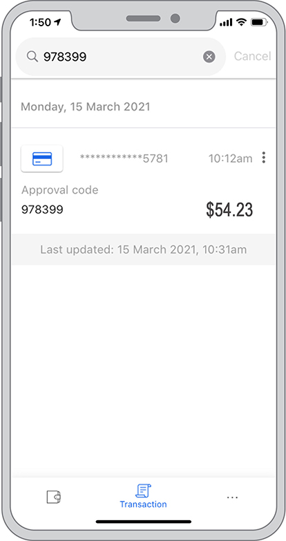 How do I view my transactions in the Tyro Go App?
