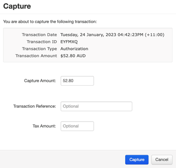 How to process online pre-authorisation transactions