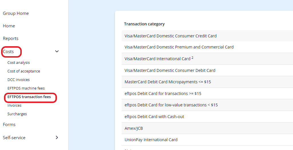Where can I find my Tyro Fees?