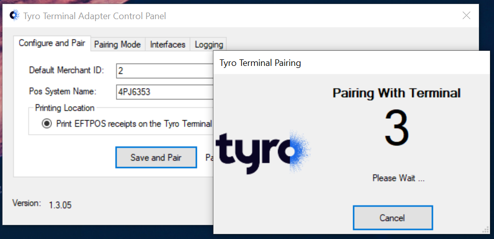 How to integrate a Tyro EFTPOS machine with the Tyro Terminal Adapter (TTA)