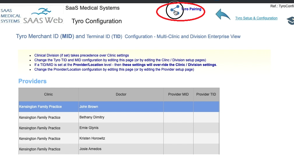 How to integrate with SAAS Medical Systems