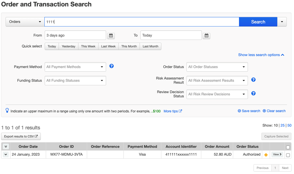 How to process online pre-authorisation transactions