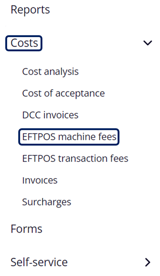 Where can I find my Tyro Fees?