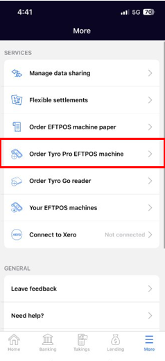 How can I order extra EFTPOS machines or accessories?
