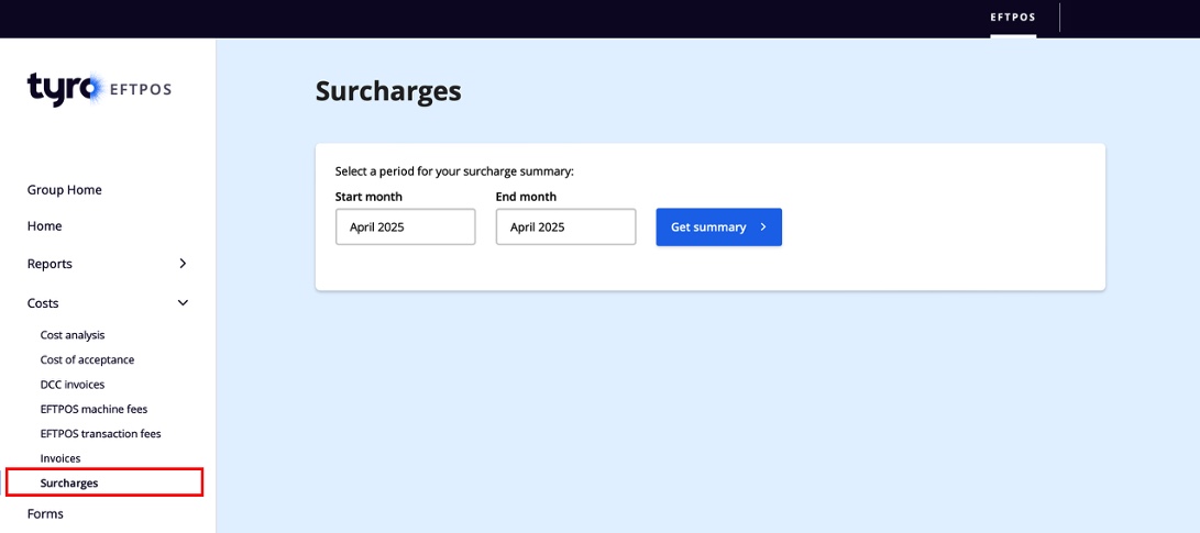 How to access your monthly invoice in the Tyro Portal