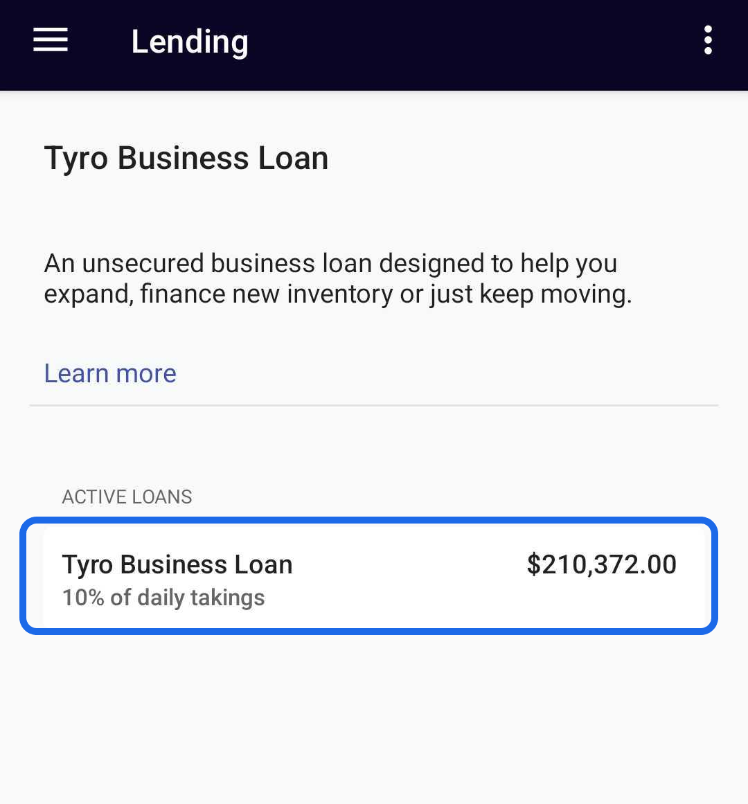 How to apply for a Tyro Business Loan